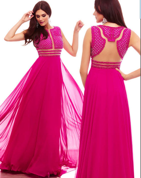 Fuchsia Prom Dress – Make Me Elegant